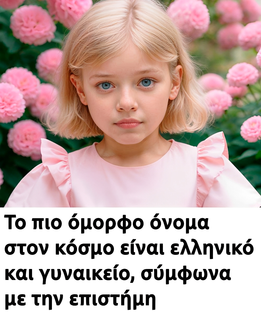 Το πιο όμορφο όνομα στον κόσμο είναι ελληνικό και γυναικείο, σύμφωνα με ...